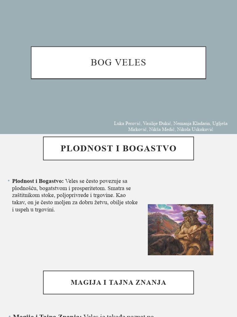 Bog Veles | PDF