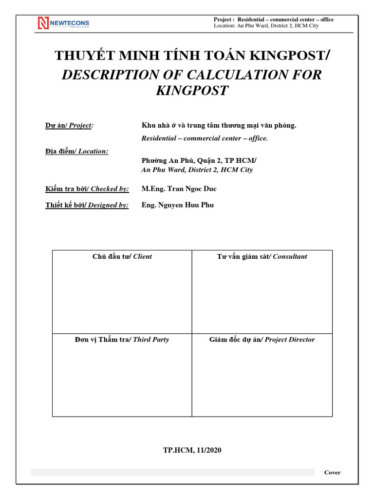 PL53 - TMTT Kingpost 20032021 | PDF