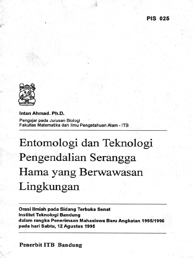 Entomologi Dan PHT | PDF