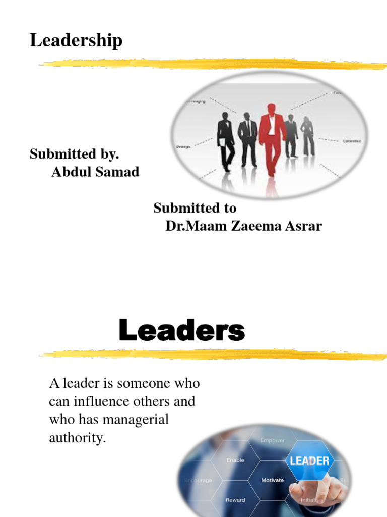 Leadership | Download Free PDF | Leadership | Power (Social And Political)