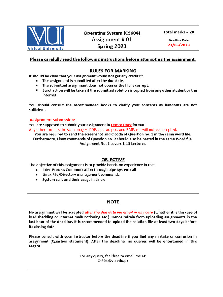 Spring 2023 - CS604 - 1 | PDF | Computer File | Computer Programming