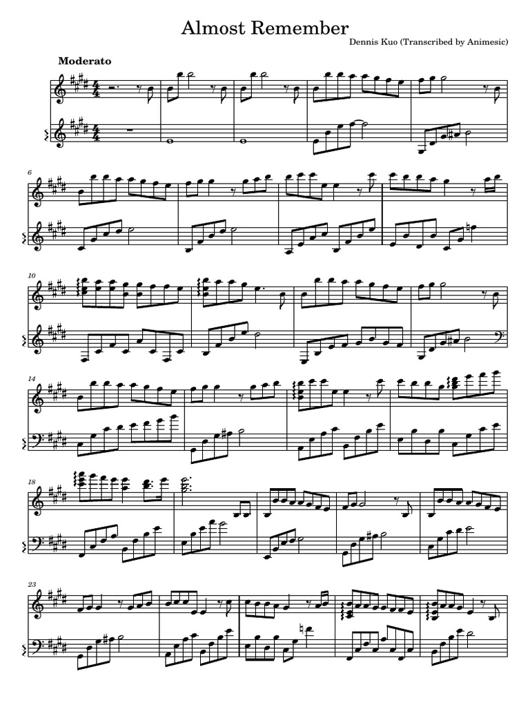 Almost Remember | PDF