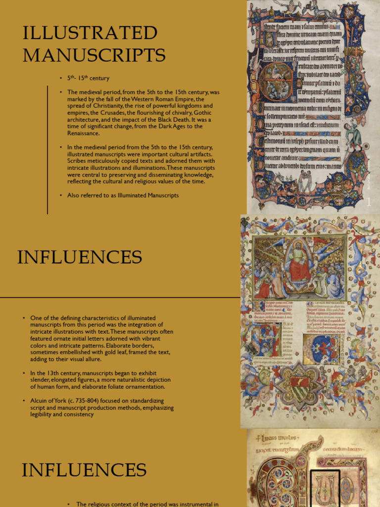 Illustrated Manuscripts - Presentation | PDF | Manuscript | Western Art