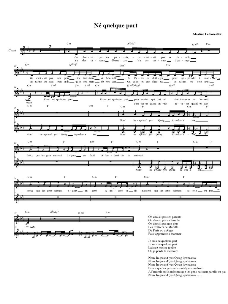 Ne Quelque Part-2 | PDF