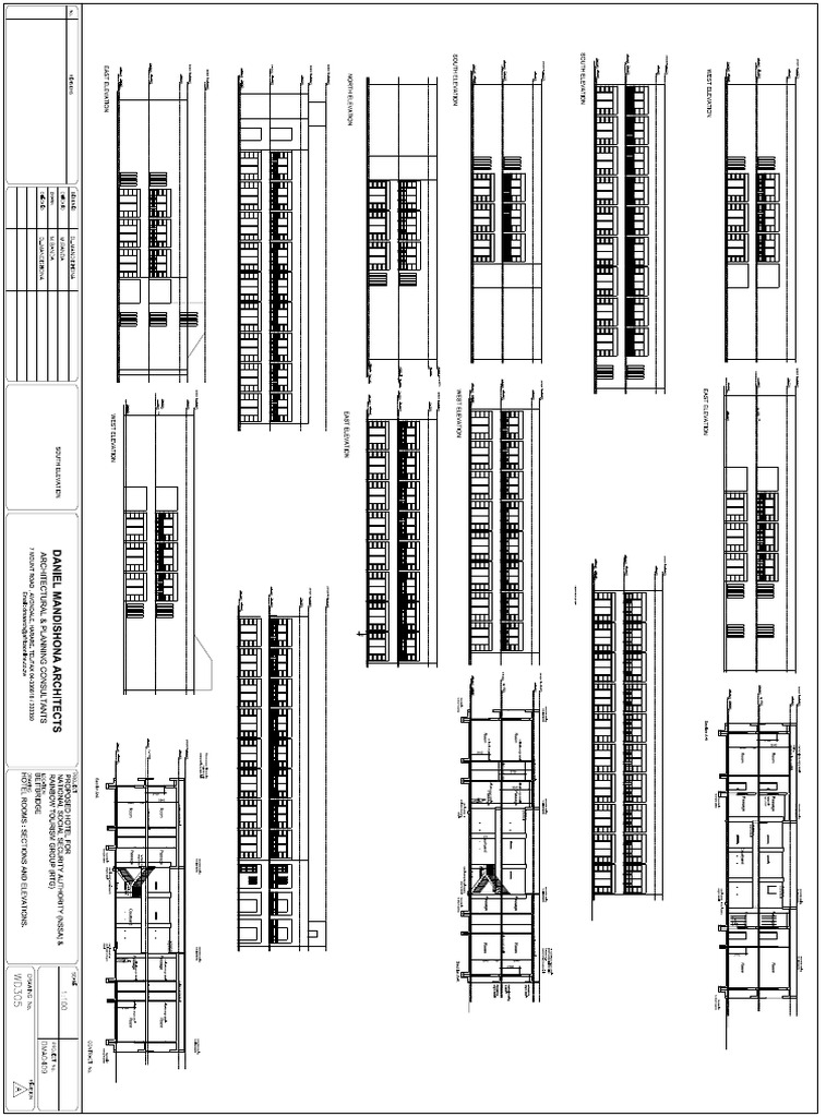 BEITBRIDGE PDF As BUILT (23) Hotel Rooms Sections and Elevations | PDF