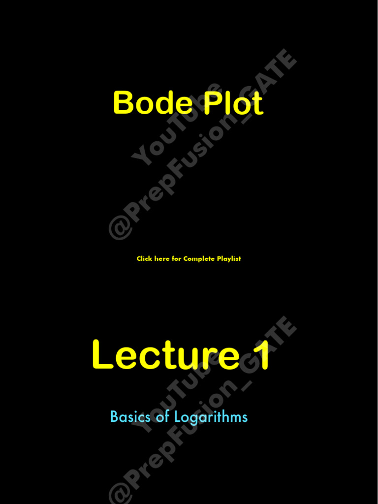 Understanding Bode Plots Basics | PDF | Telecommunications Engineering | Signal Processing