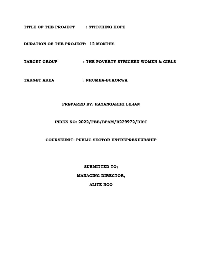 Tailoring Training for Women Empowerment | PDF | Sewing | Swot Analysis