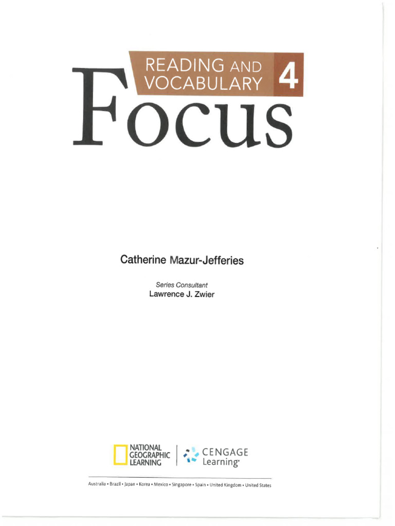 Focus Reading and Vocabulary - Compress | PDF