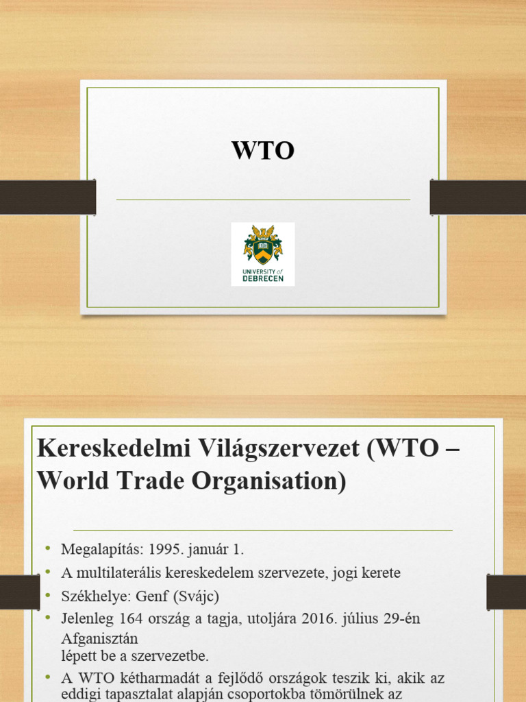 Wto | PDF