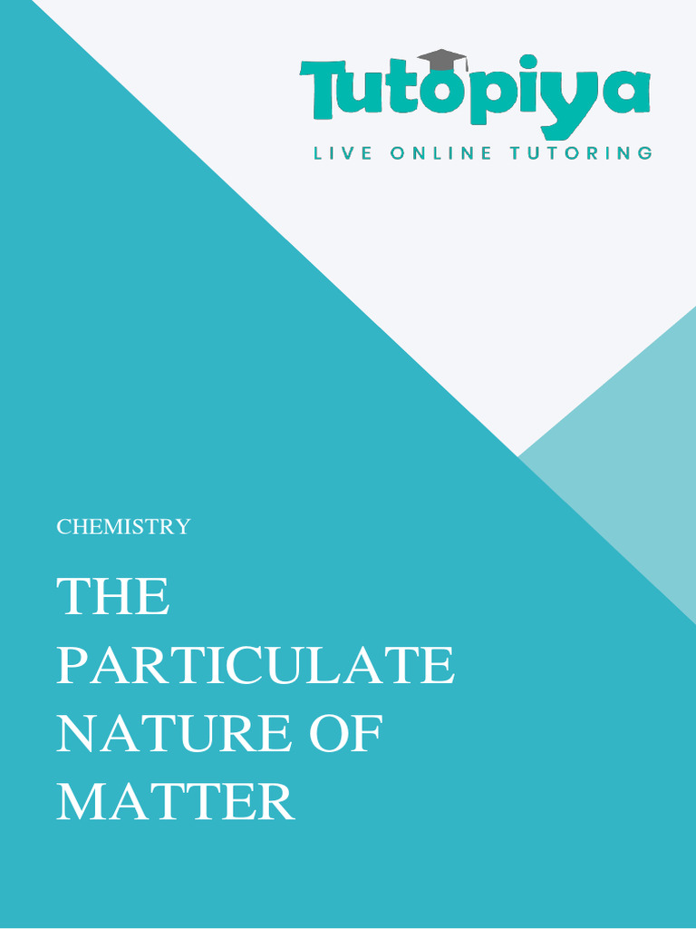 C1 - The Particulate Nature of Matter | PDF | Diffusion | Ion