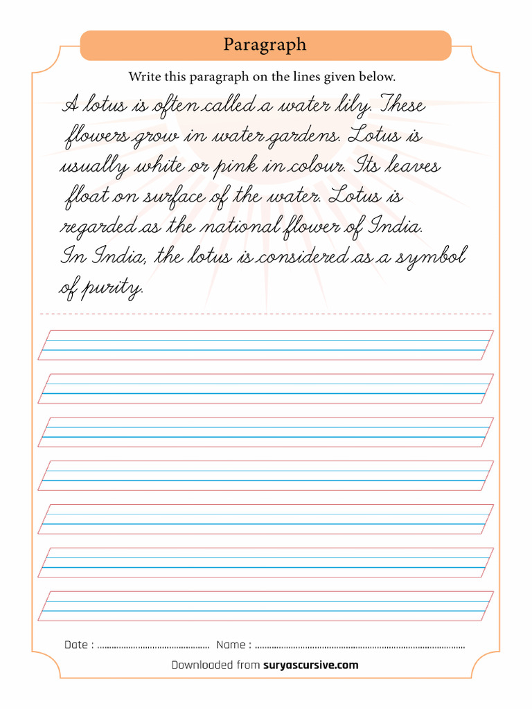 4L Cursive para Lotus | PDF