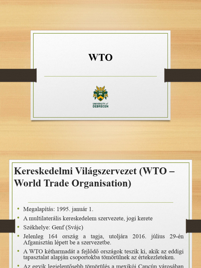 Wto | PDF