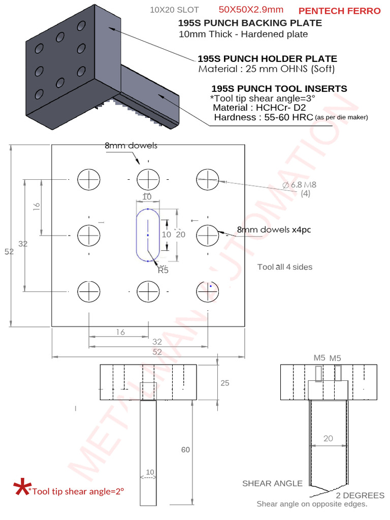 195s - Pentech Ferro 50x50x2.9 | PDF | Metalworking | Industrial Processes