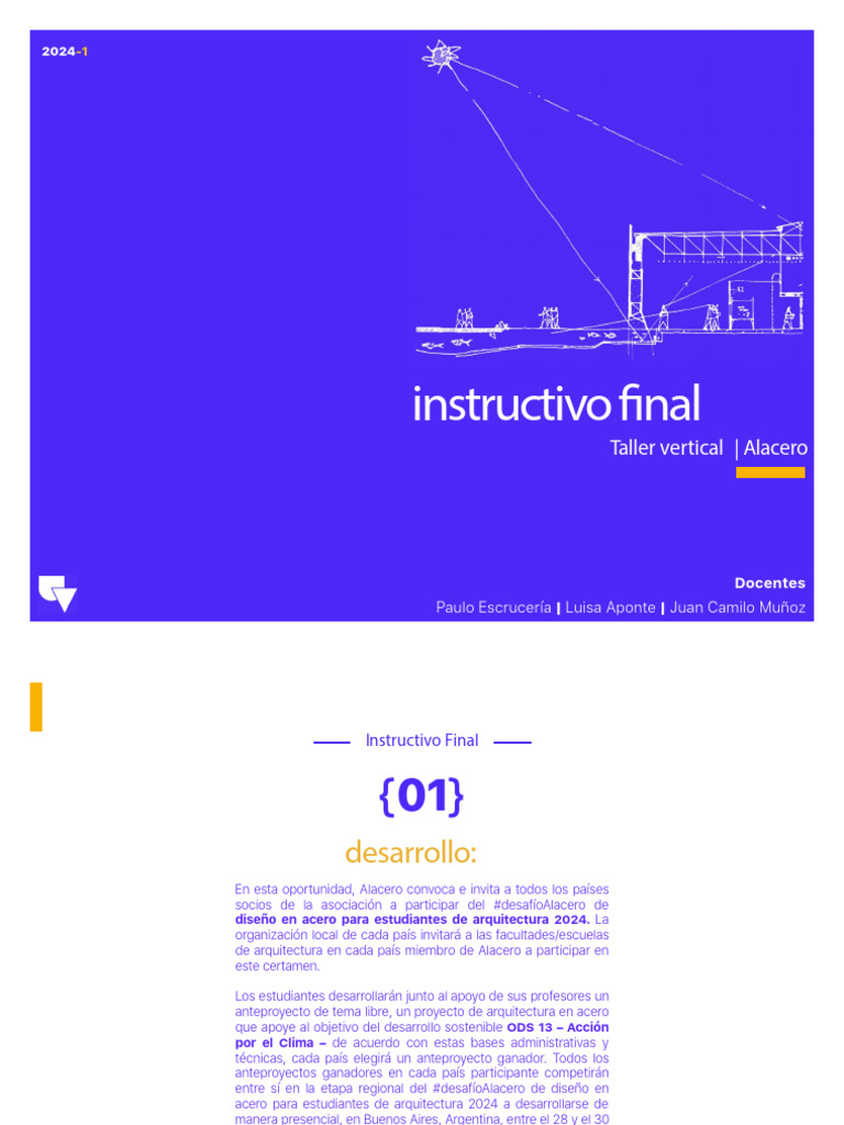 Instructivo Final Entrega Alacero | PDF | Diseño | Desarrollo sostenible