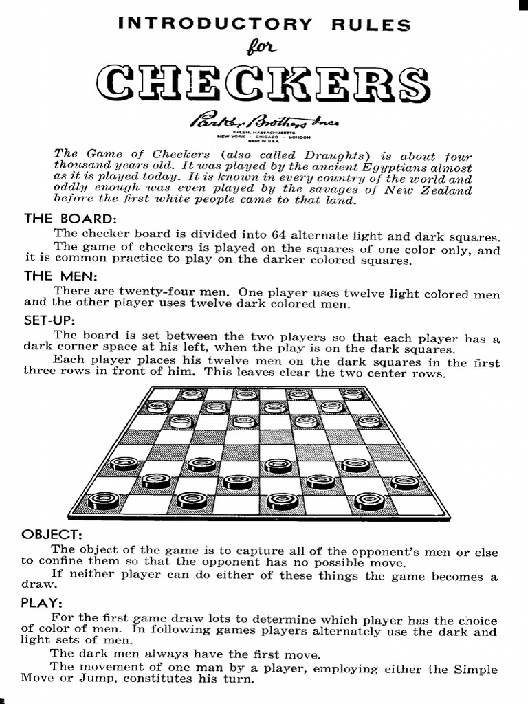 Checkers | PDF