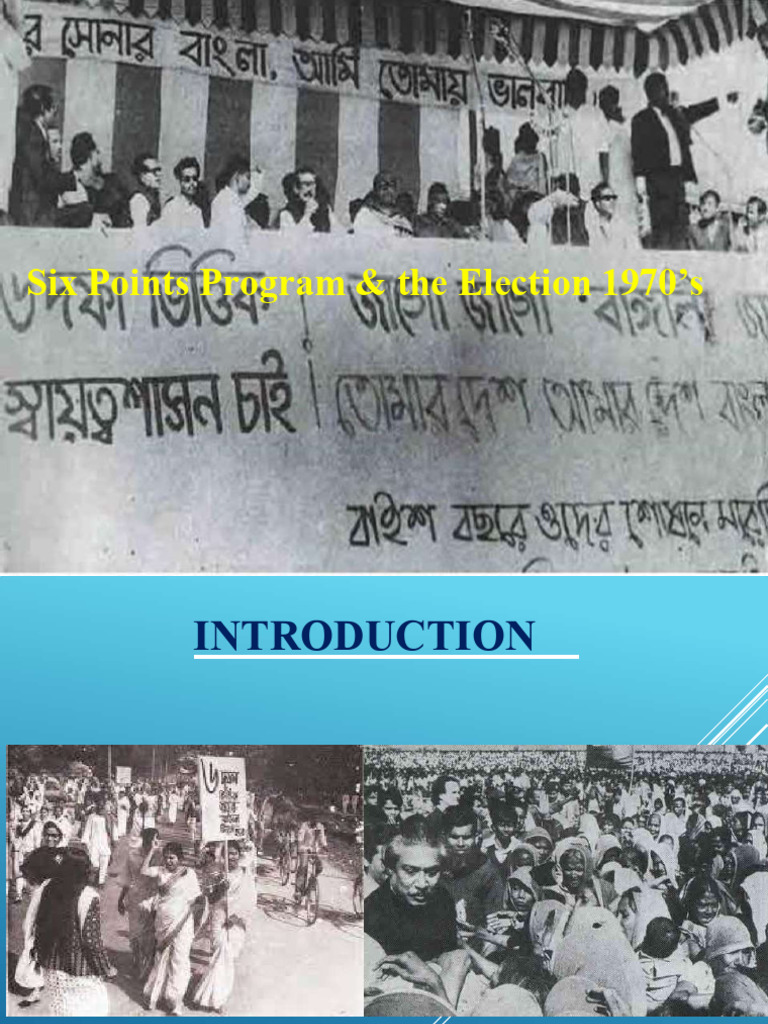 Six Points Movement & 1970 Election Overview | PDF | Government | Pakistan