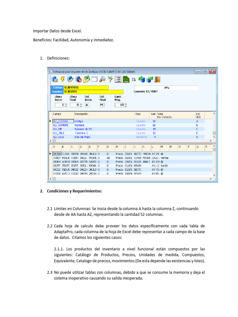 Importar Datos Desde Excel | PDF | Microsoft Excel | Presupuesto