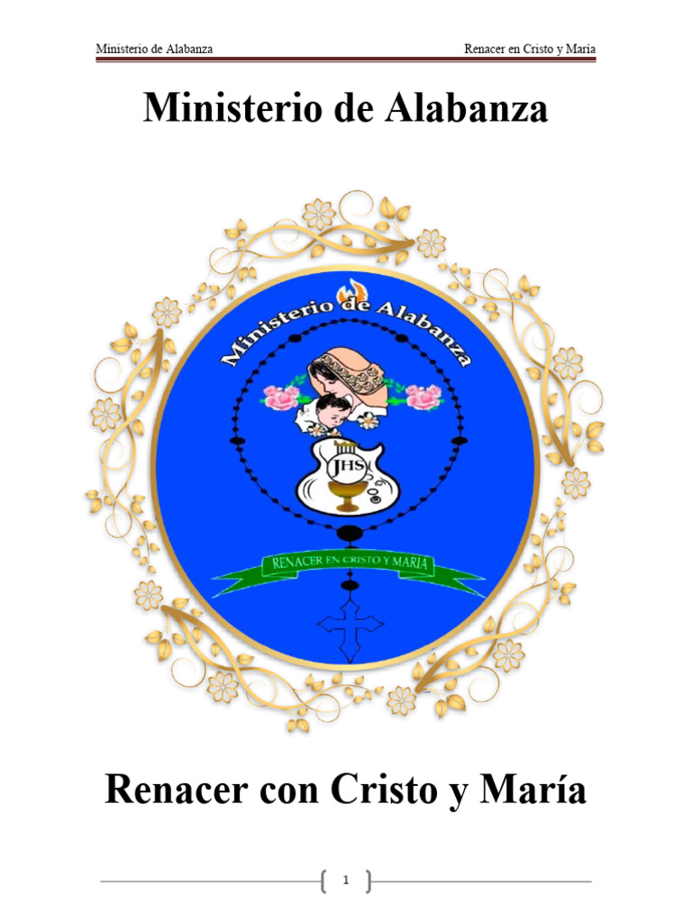 Ministerio de Alabanza Rencer Con Crito y María | PDF | Cristo (título ...