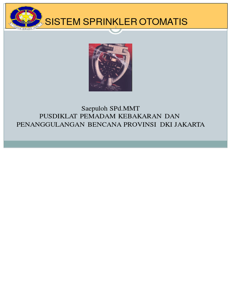 Sistem Sprinkler Otomatis | PDF