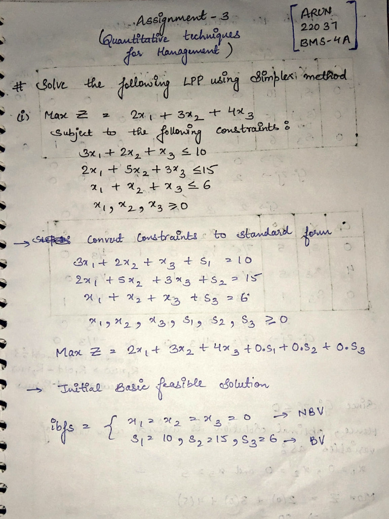 Assignment - 3 QTM | PDF