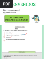 Algebra (Tema 10) Desigualdades e Intervalos | PDF | Desigualdad (Matemáticas) | Intervalo ...