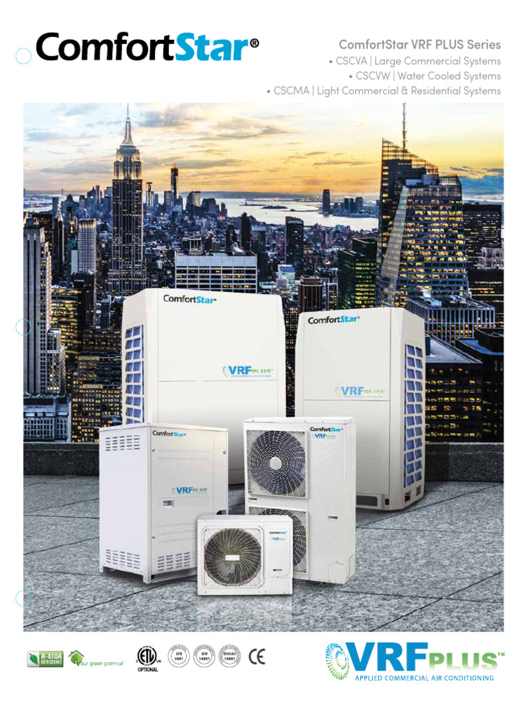 2019 VRF Catalog Lres | PDF | Efficient Energy Use | Heat Exchanger