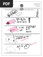 GCSE Exam Question Area of A Trapezium | PDF | Area | Mathematics