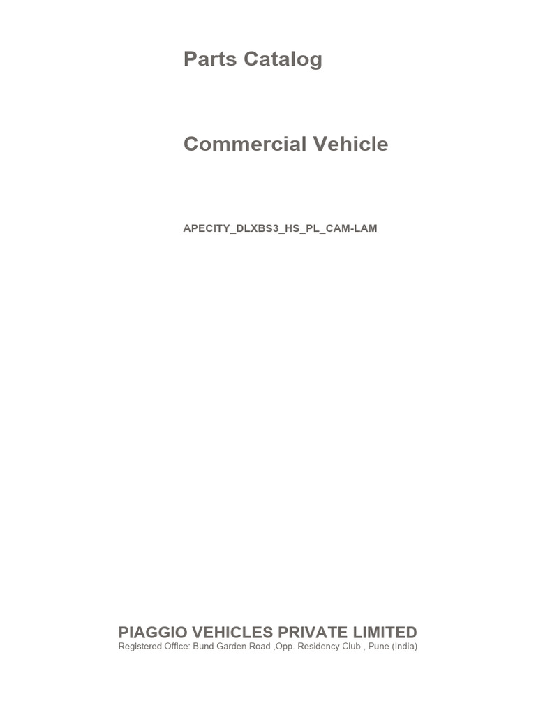 Ape City 200 - 2018 | PDF | Screw | Carburetor