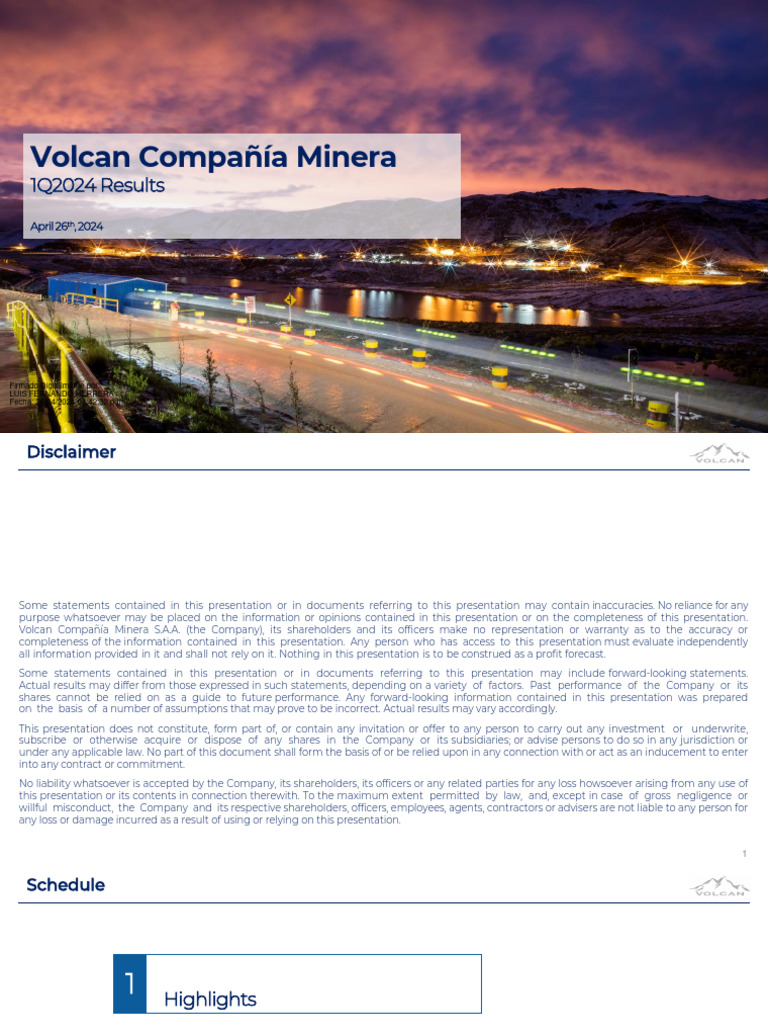 RB - 033 - 2024 - Adj Present A Analist 1T 24 | PDF | Expense | Mining