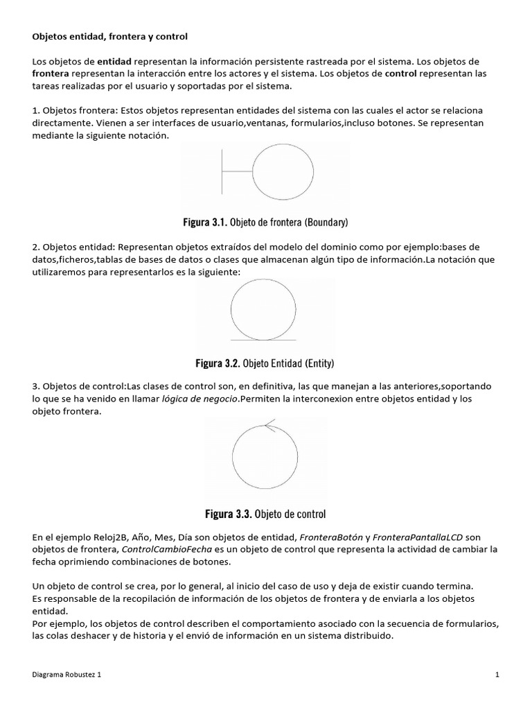 Diagrama de robustez UML | Descargar gratis PDF | Caso de uso | Informática