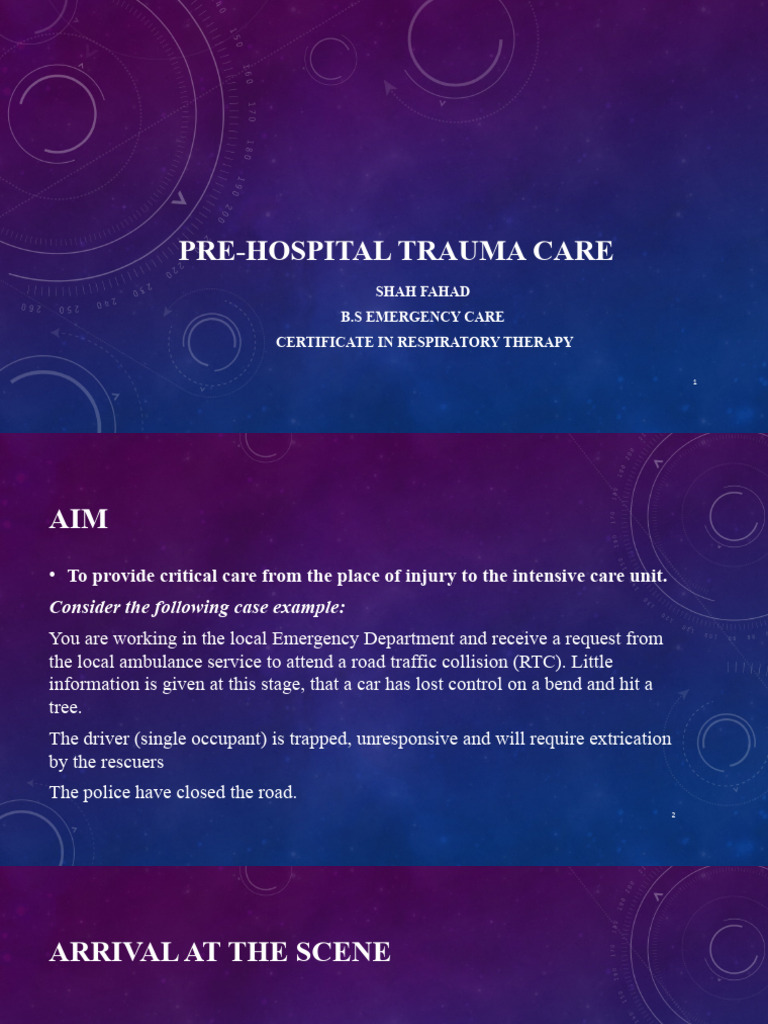 03pre-Hospital Trauma Care | Download Free PDF | Respiratory System ...