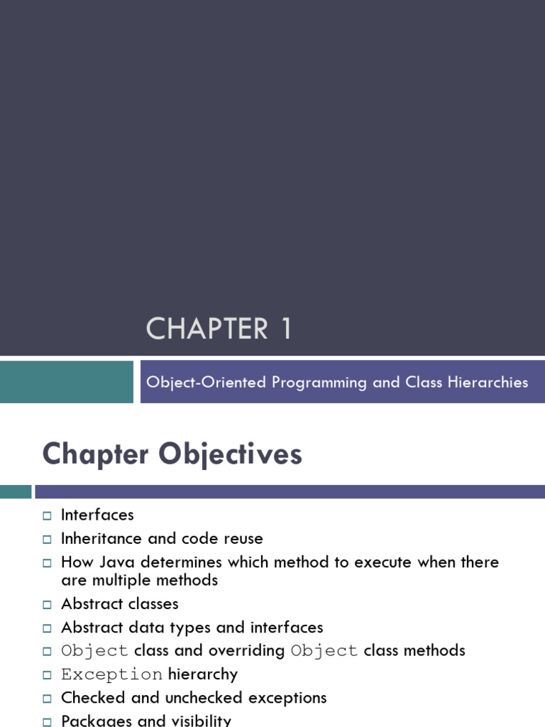 ch01-Java Review | Download Free PDF | Class (Computer Programming) | Method (Computer Programming)