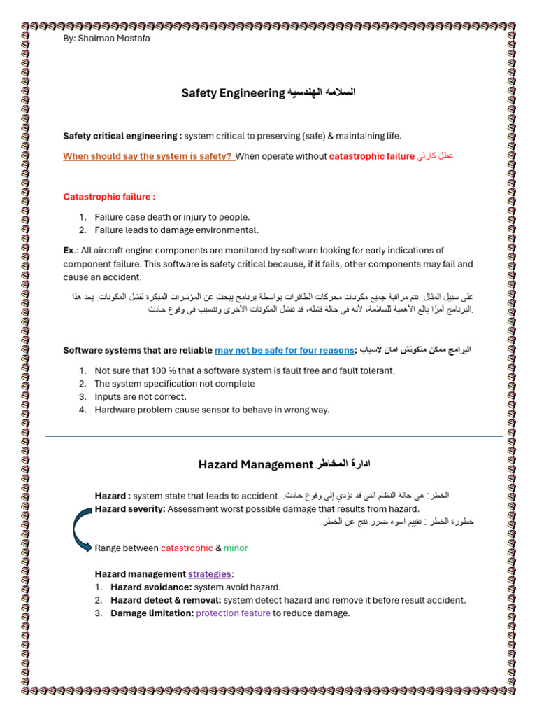 Lec-5 (Safety Engineering) | PDF | Hazards | Safety