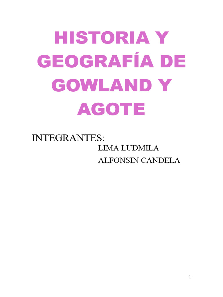 Gowland | PDF | Buenos Aires | Agricultura
