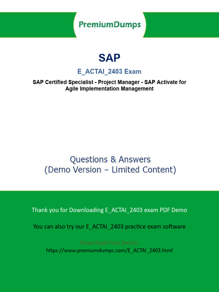 E - ACTAI - 2403 Sample Questions Part 2 | PDF | Cloud Computing | Information Technology Management