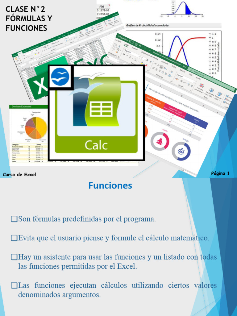 CursoPlanilla de Calculo - 2022 - Clase N 2 - Formulas y Funciones | PDF | Microsoft Excel ...
