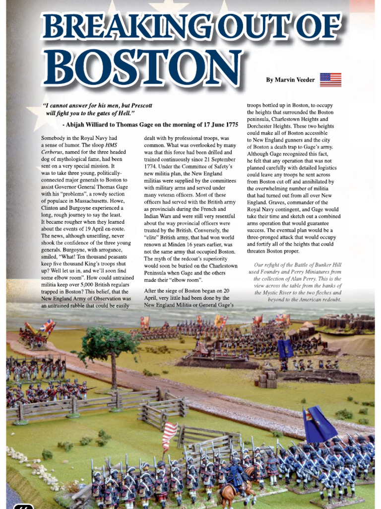 1775 Breaking Out of Boston | PDF