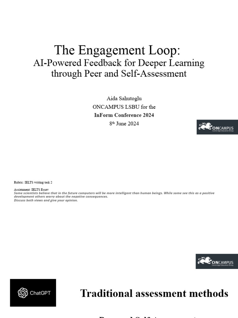 Engagement Loop - AI in Peer Feedback | PDF | Artificial Intelligence ...
