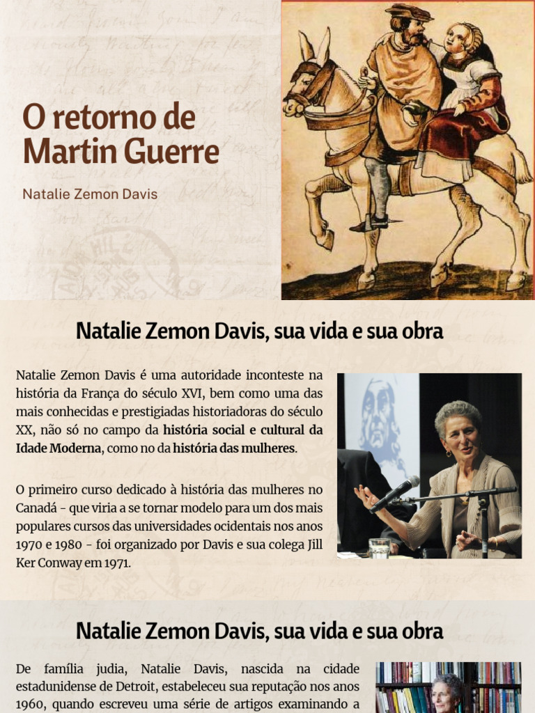 O Retorno de Martin Guerre | PDF | Sociologia | Antropologia