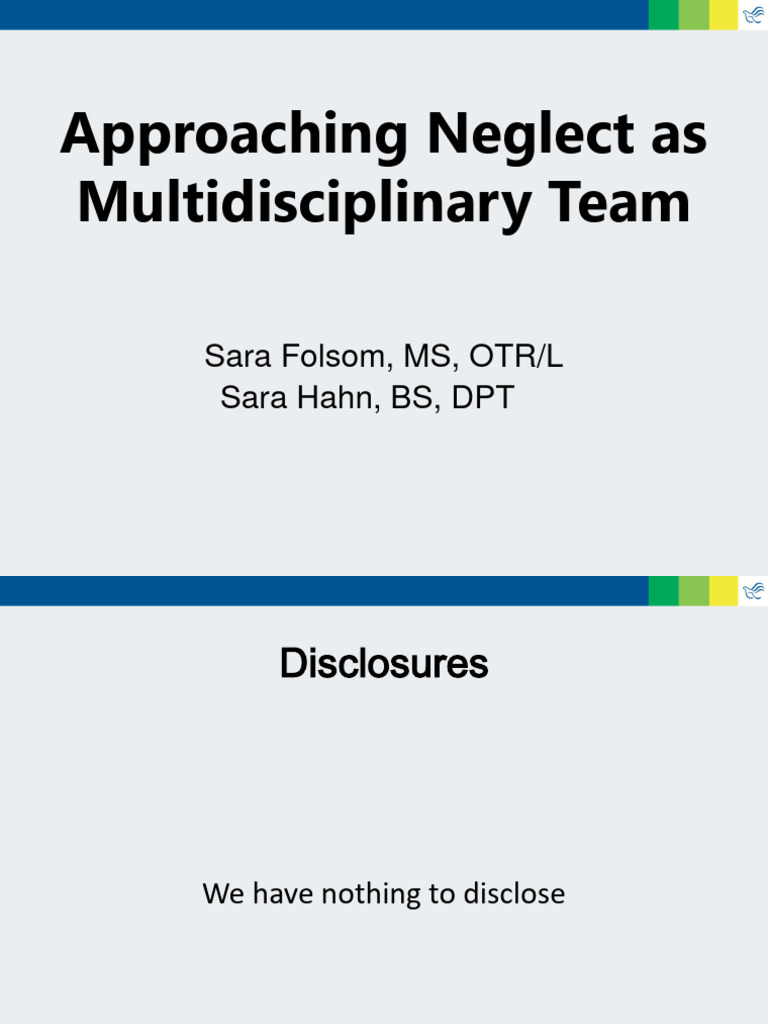 2021 - Folsom - Approaching Neglect As Multidisciplinary Team | PDF | Stroke | Cognitive Science
