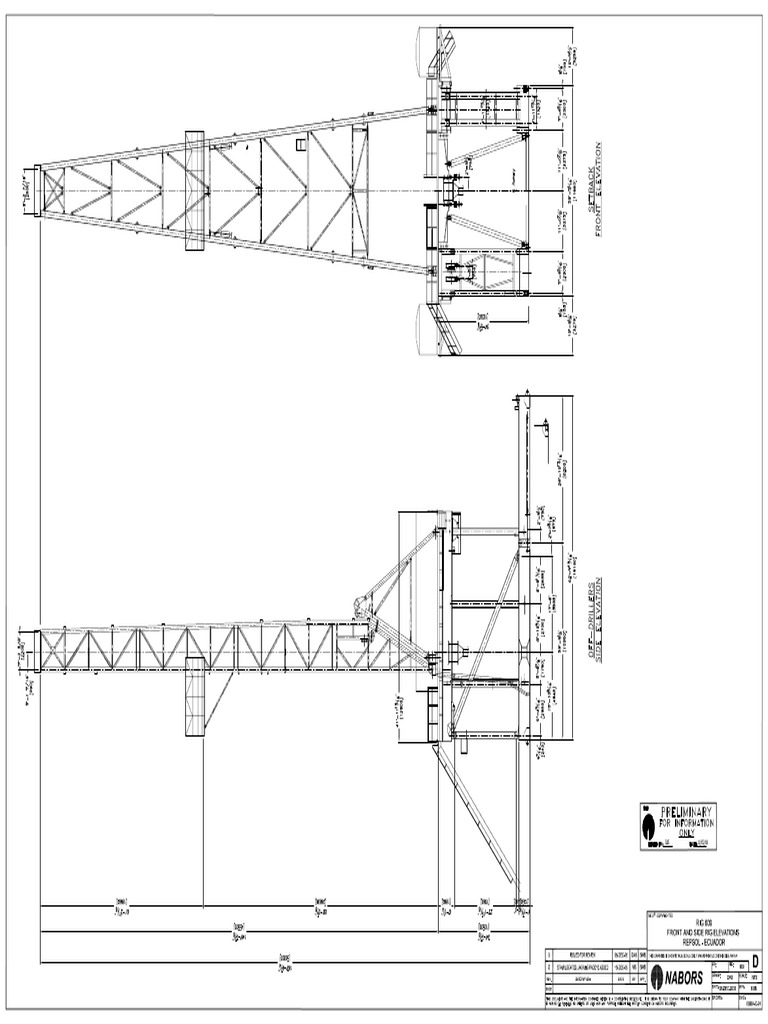 G 01 (1) Rig Elevations | PDF