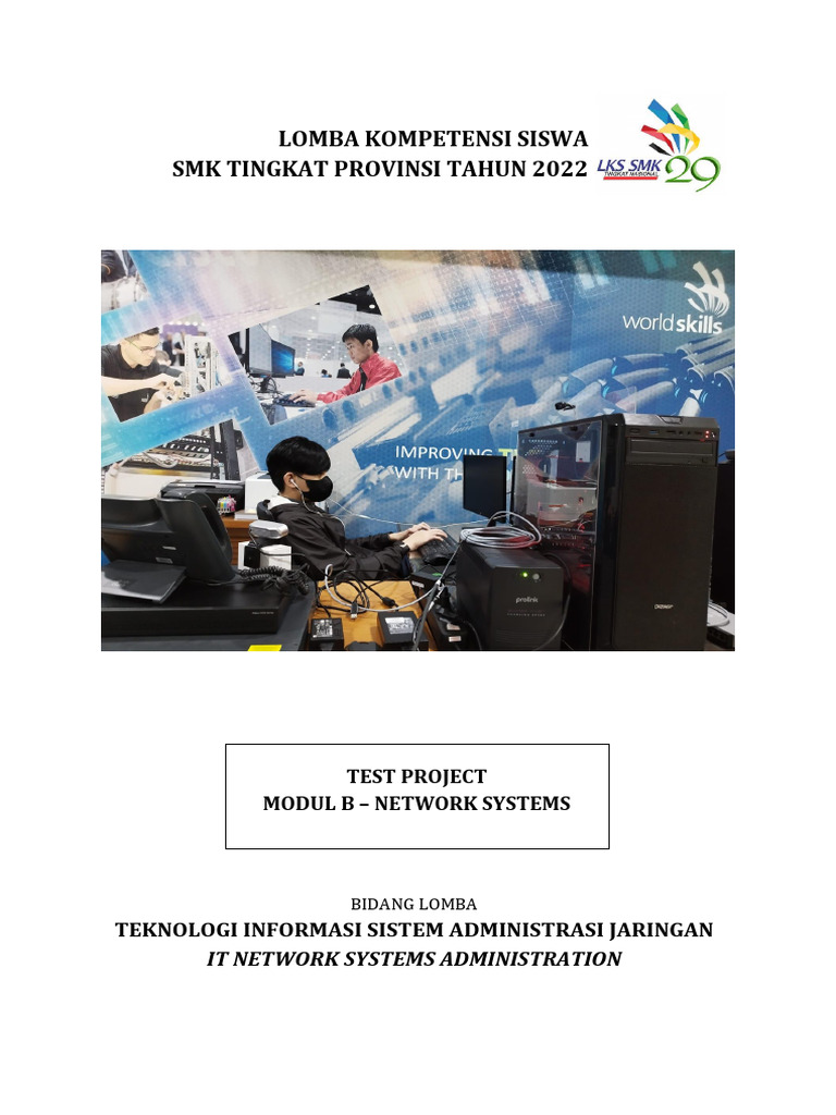 MODUL B - NETWORK SYSTEMS - ITNSA - LKS Provinsi 2022 | PDF | Computer Network | Network Topology