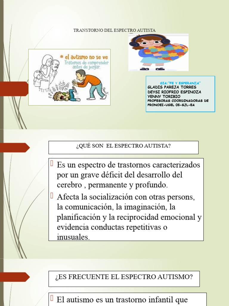 TEA ( AUTISMO) (1) | PDF | Espectro autista | Conceptos psicologicos