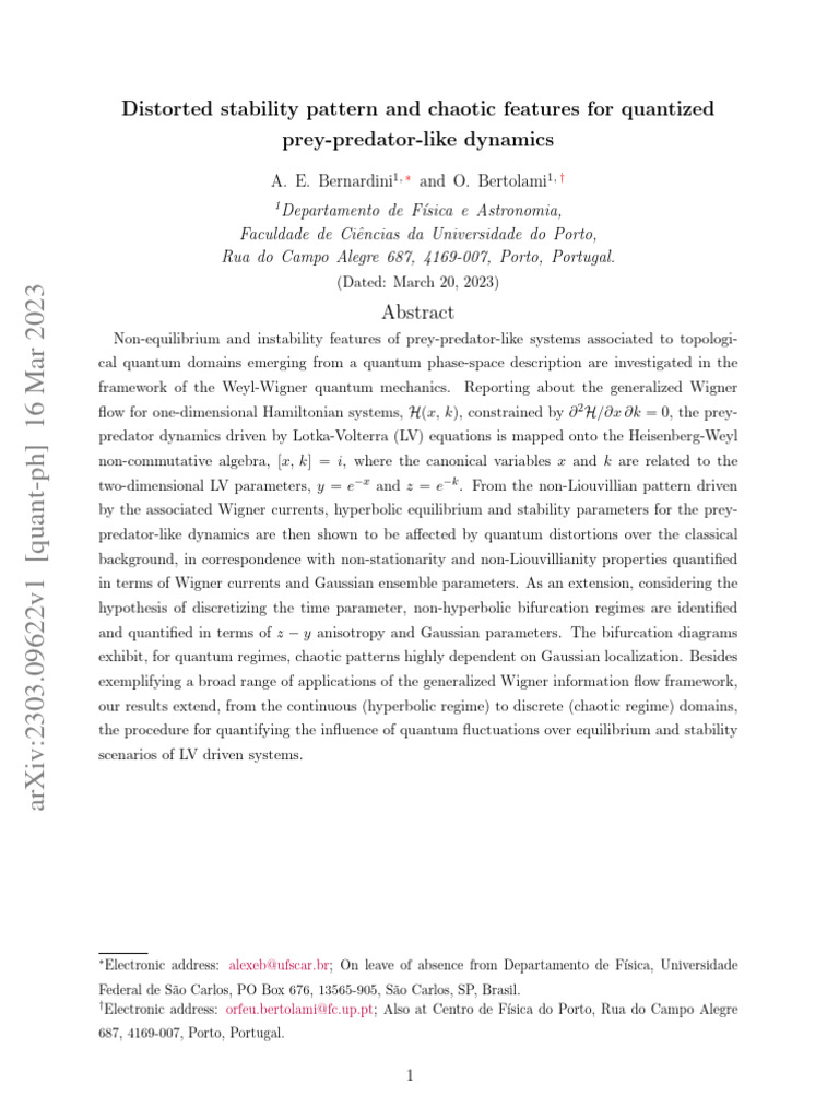 Distorted Stability Pattern and Chaotic Features F | PDF | Chaos Theory ...