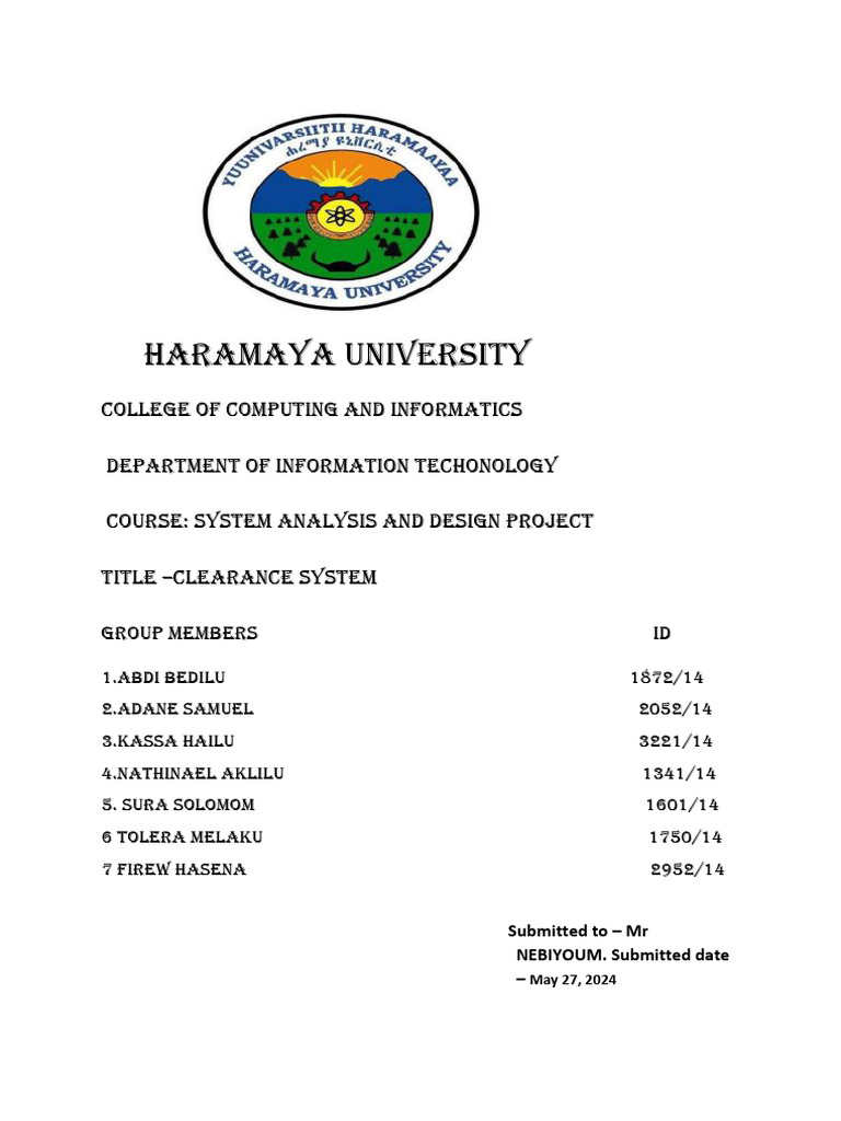 SAD Project | PDF | Use Case | Information Technology
