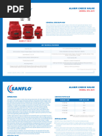 Reliable Alarm Check Valve DATASHEET | PDF | Fire Sprinkler System | Valve