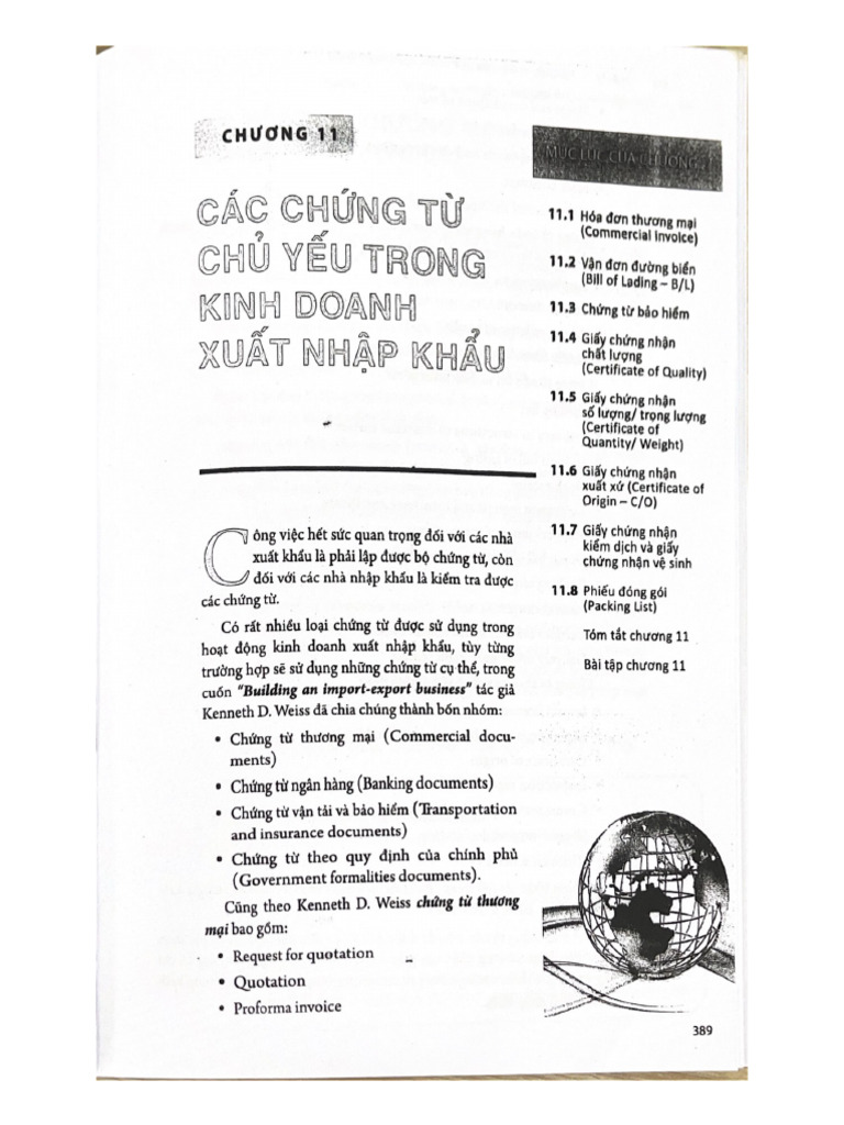 Các Chứng Từ | PDF