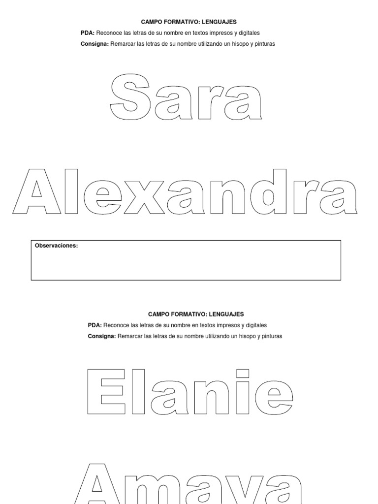 27 noviembre nombre para pintar | Descargar gratis PDF | Informática ...