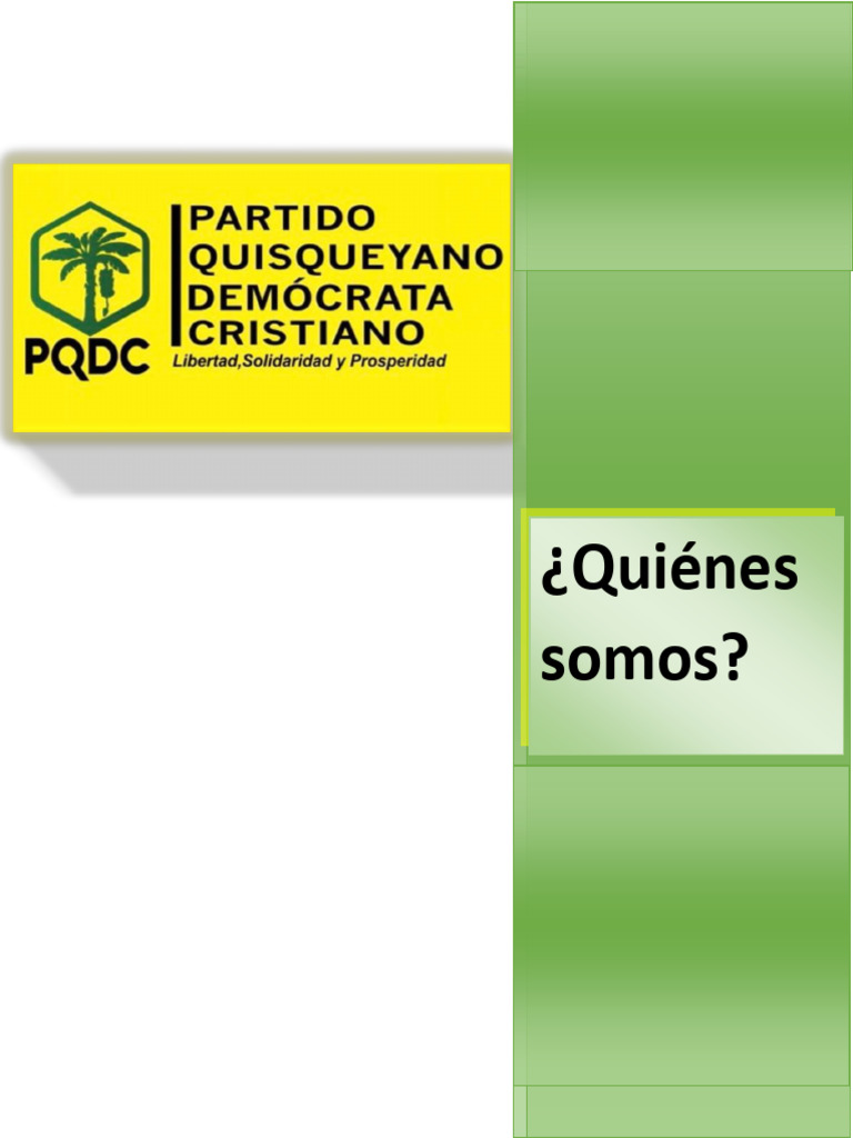 Historia del PQDC en la Política Dominicana | PDF | República ...