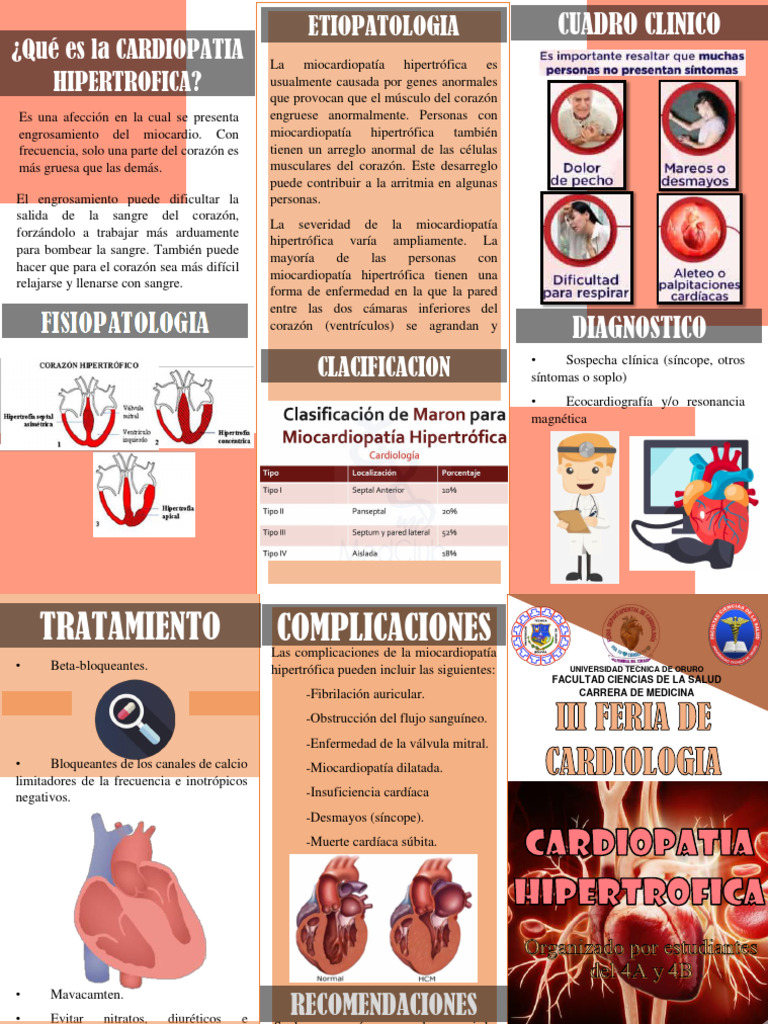 TRIPTICO CARDIO1 | PDF | Corazón | Medicina CLINICA